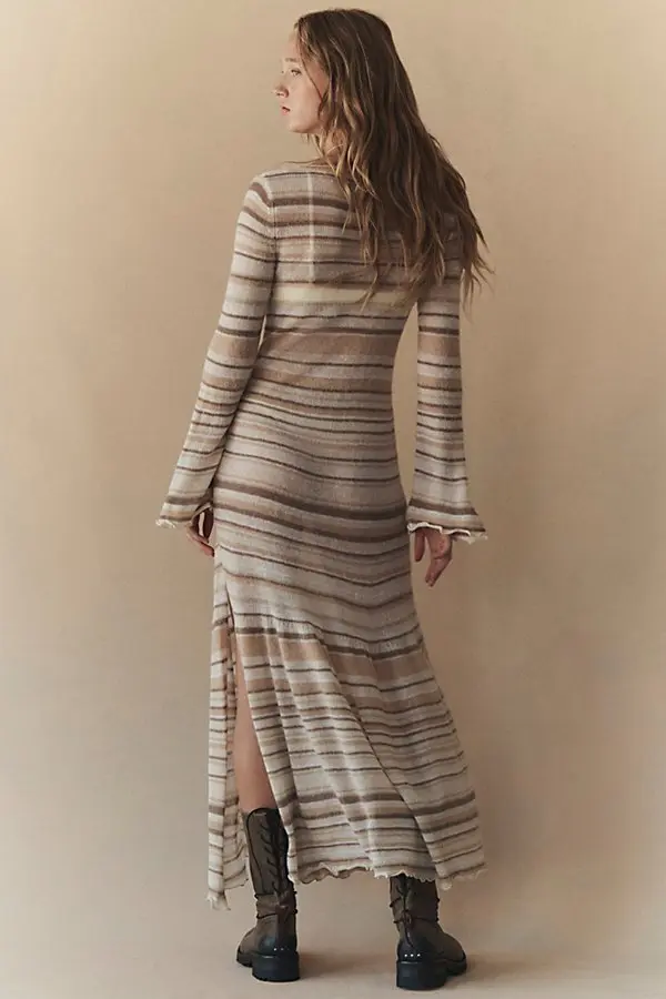 Free People Amber Haze Sweater Maxi Dress