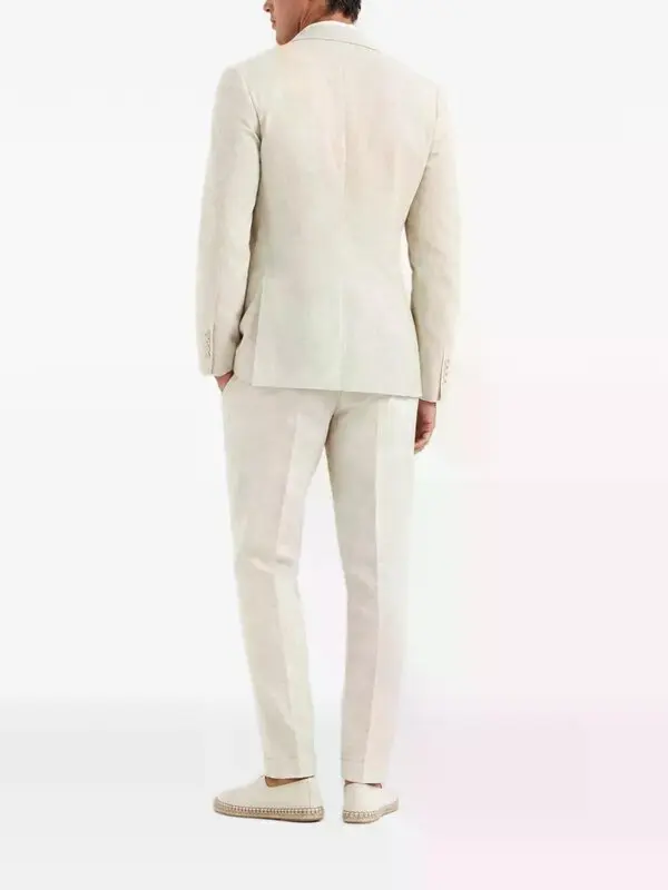 Brunello Cucinelli Linen Single-breasted Suit