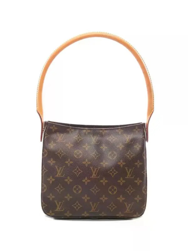 LOUIS VUITTON 2001 Mm Monogram Looping Shoulder Bag