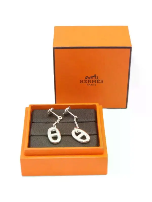 Hermès 2010s Farandole Chaine D'ancre Earrings
