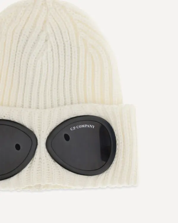 C.P. COMPANY C. P. Company Goggle Beanie Hat In Extrafine Merino Wool
