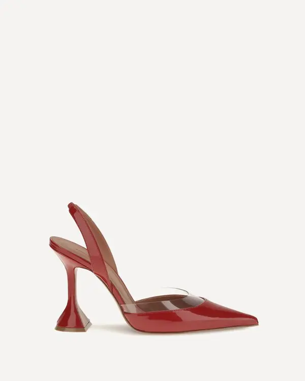 Amina Muaddi Lara Slingback Pumps