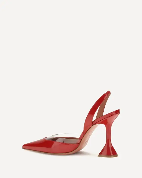 Amina Muaddi Lara Slingback Pumps