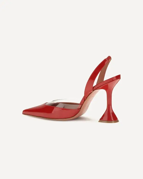 Amina Muaddi Lara Slingback Pumps