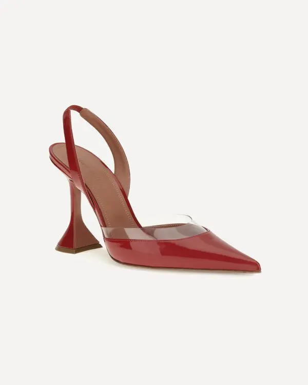 Amina Muaddi Lara Slingback Pumps