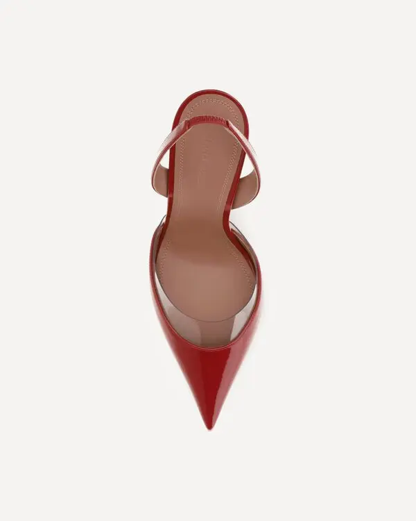 Amina Muaddi Lara Slingback Pumps
