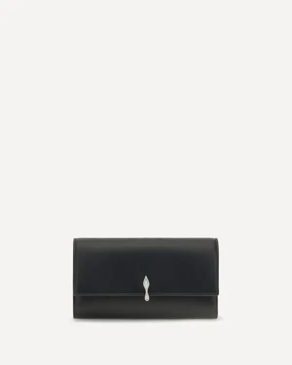 CHRISTIAN LOUBOUTIN Bettina Chain Wallet - Black