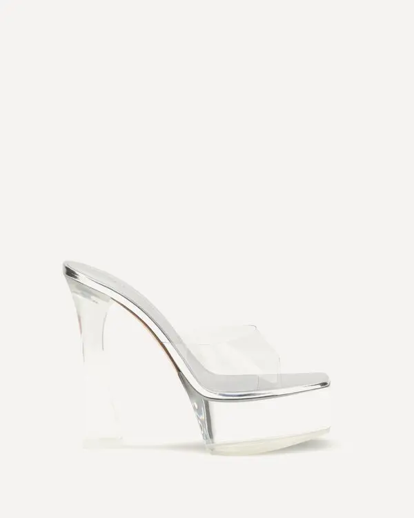 Amina Muaddi Dalida Plateau Sandals