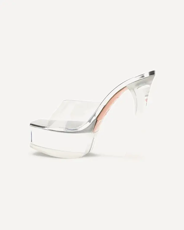 Amina Muaddi Dalida Plateau Sandals