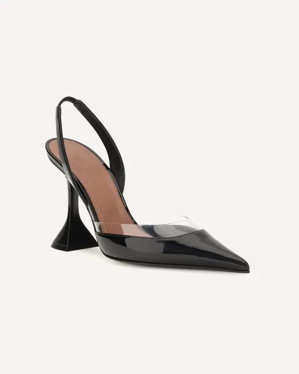 Amina Muaddi Lara Slingback Sandals