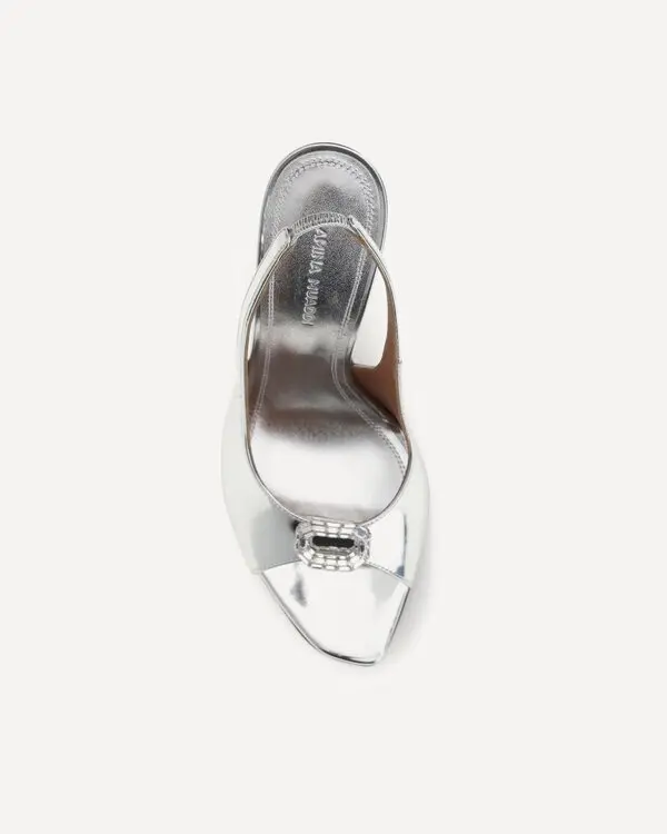Amina Muaddi Mini Camelia Slingback Sandals