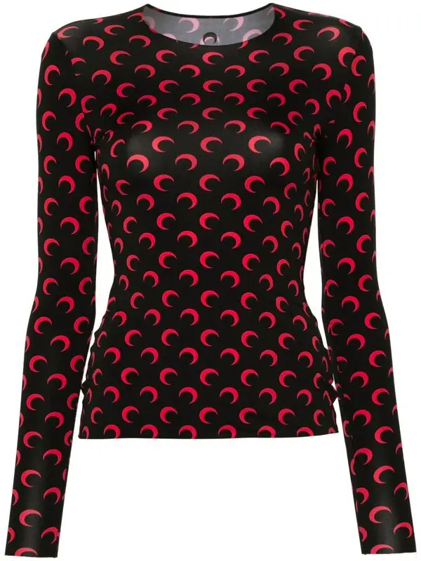MARINE SERRE Moon Print Top