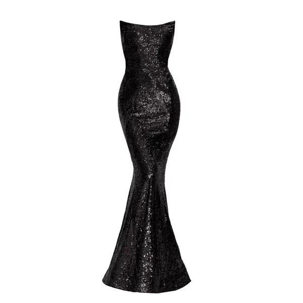 ANGELIKA JOZEFCZYK Merlin Sequin Evening Gown