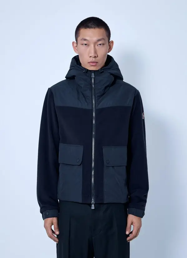 Moncler Polartec® Zip-up Hoodie - Black