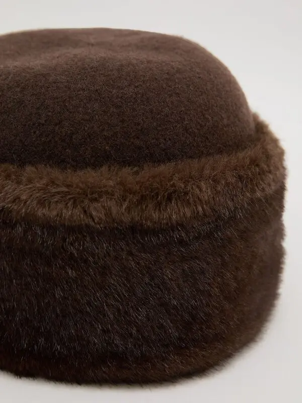 REISS Serena Fau-fur Hat
