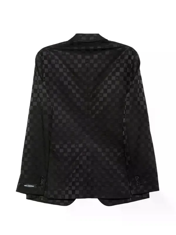 Karl Lagerfeld Smart Check-pattern Blazer