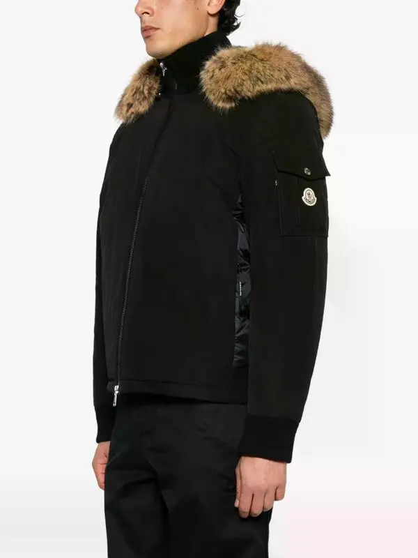Moncler Drelisca Fur-trimmed Quilted Jacket