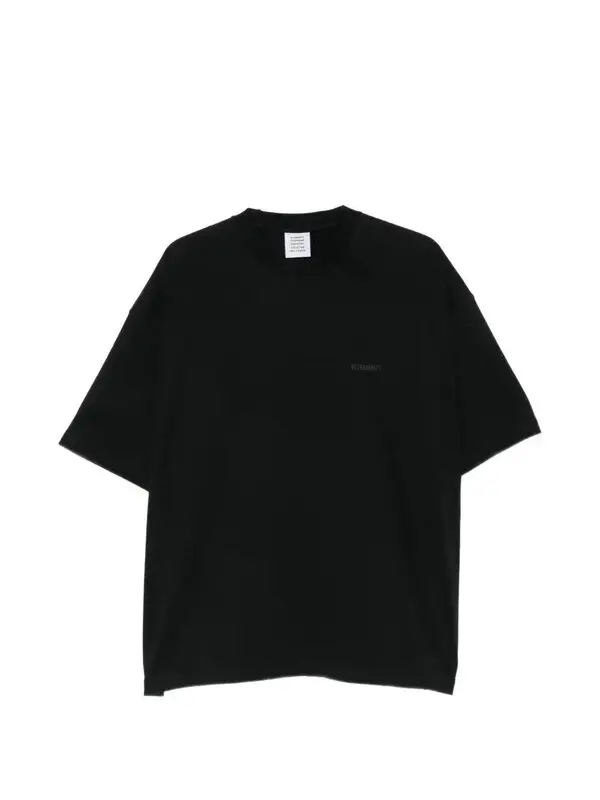 Vetements Logo-print T-shirt - Black