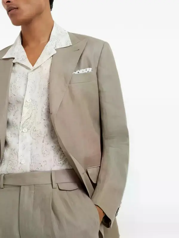 Brunello Cucinelli Notch-lapel Linen Suit