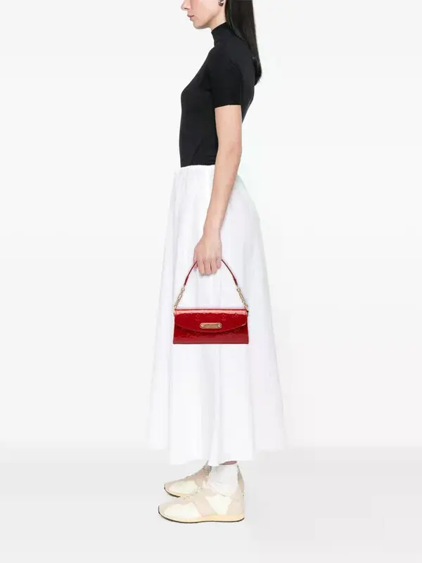 LOUIS VUITTON 2010 Monogram Vernis Sunset Boulevard Shoulder Bag - Red