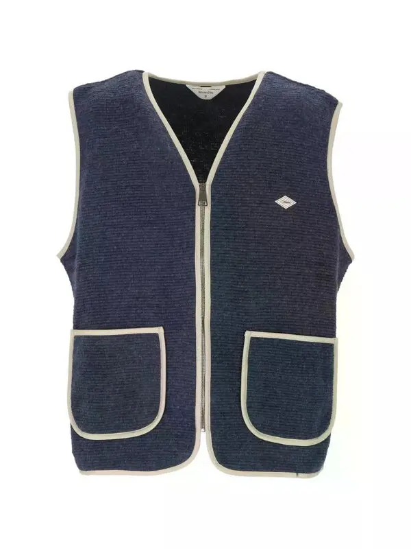 WOODEN Rail Contrast-trim Gilet