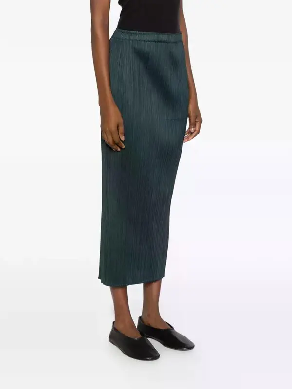 Issey Miyake Pleated Midi Skirt