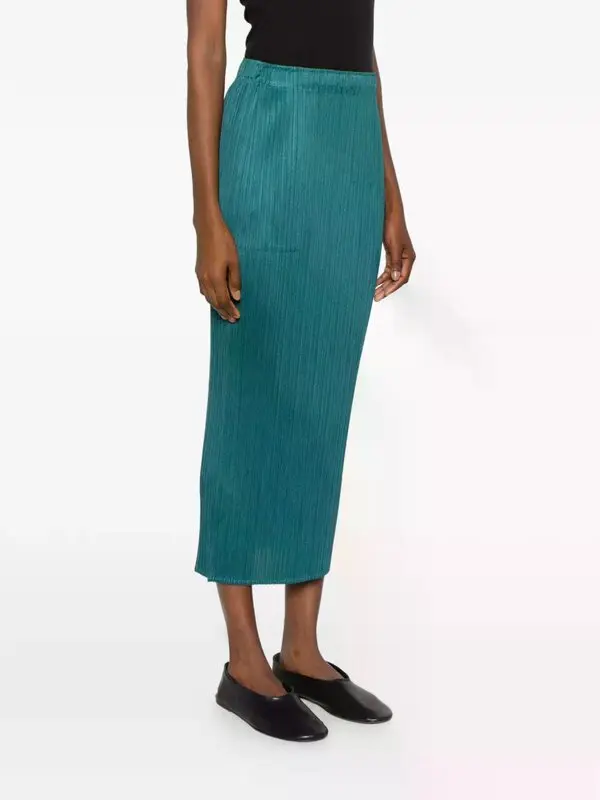 Issey Miyake Pleated Midi Skirt