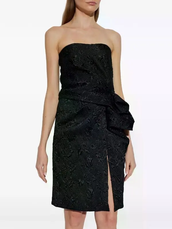 Balmain Draped Ruched-detail Dress
