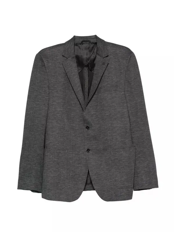Karl Lagerfeld Smart Herringbone-pattern Blazer