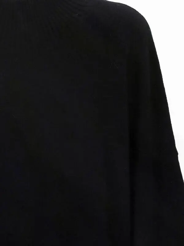 EMMA E GAIA Distressed High-neck Sweater