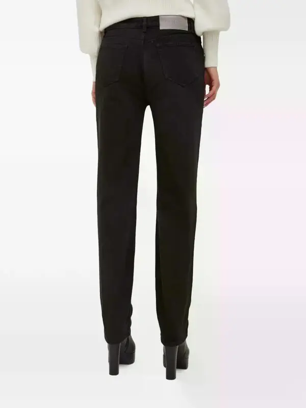TRUSSARDI Logo-patch Straight-leg Jeans
