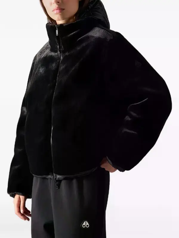 Moose Knuckles Faux-fur Reversible Hooded Puffer Jacket