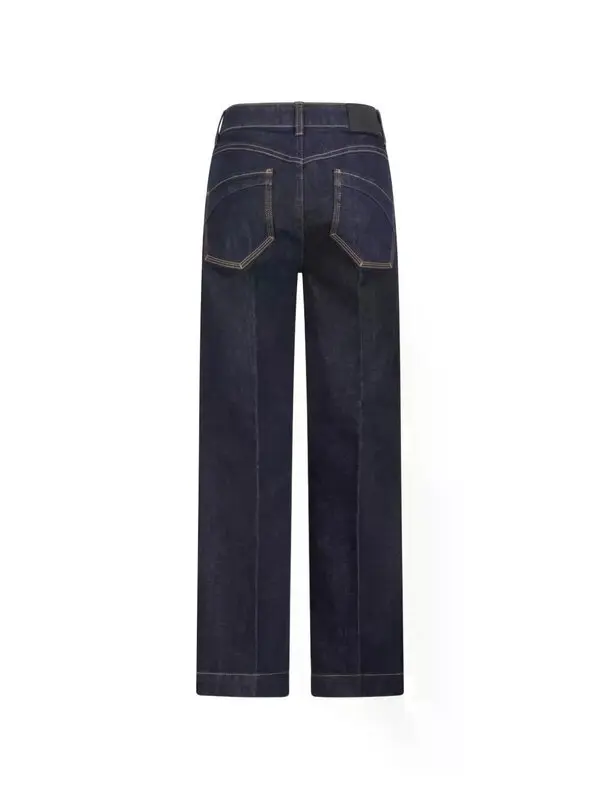 Sportmax Logo-patch Straight-leg Jeans