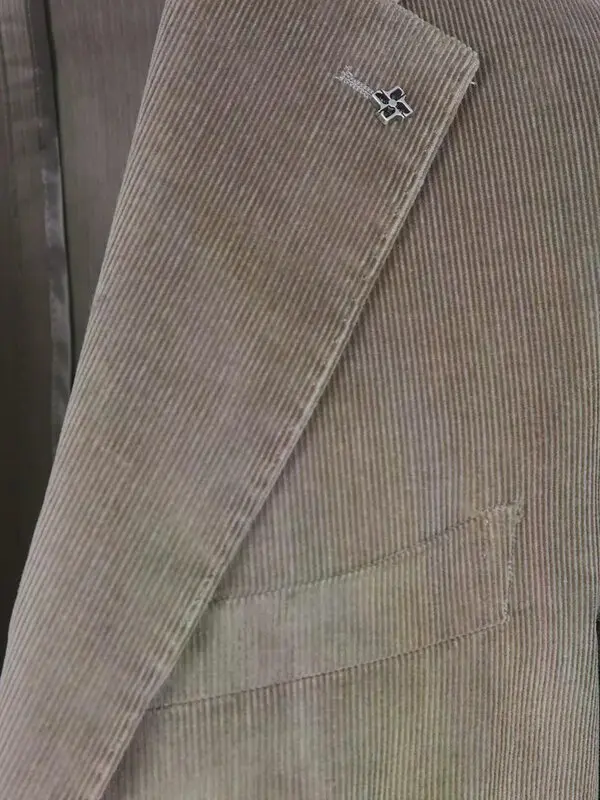 Tagliatore Corduroy-texture Single-breasted Blazer