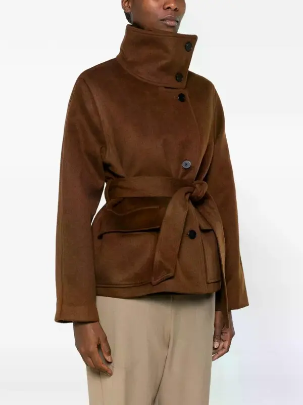 Samsøe Samsøe Sagia Belted High-neck Jacket