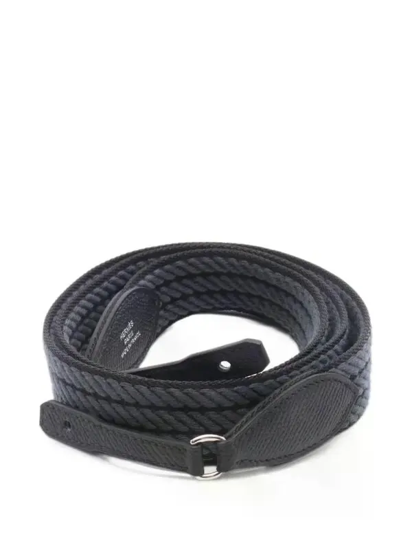 Hermès 2010s Sangle Cordage Shoulder Bag Strap - Black