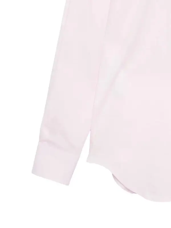 XACUS Spread-collar Button-up Shirt - Pink