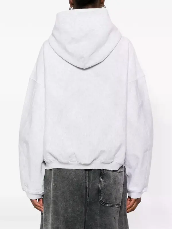 Alexander Wang Logo-print Zip-up Hoodie