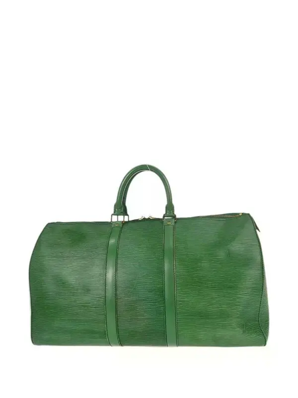 LOUIS VUITTON Epi Keepall 45 Tote Bag - Green