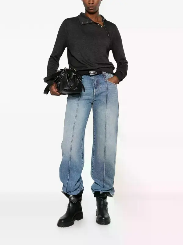 Isabel Marant Étoile Latissa Seam-detail Straight-leg Jeans