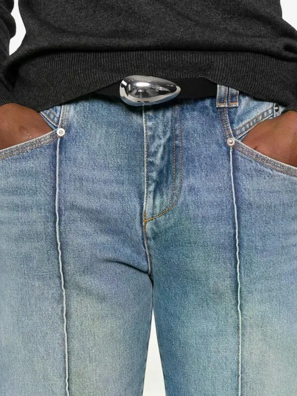 Isabel Marant Étoile Latissa Seam-detail Straight-leg Jeans