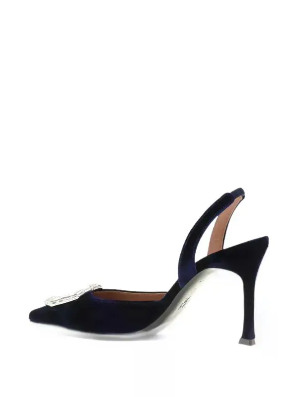 Amina Muaddi Camelia Crystal-embellished Sandals
