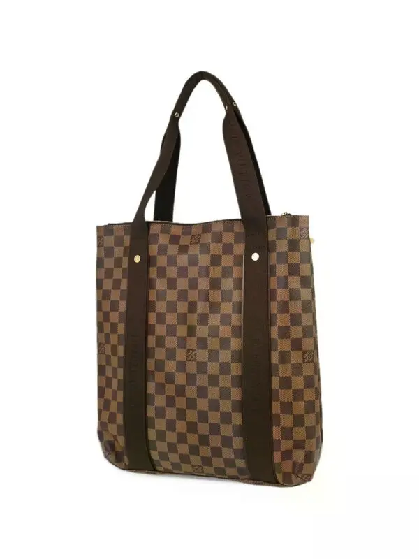 LOUIS VUITTON Damier Cabas Beaubourg Tote Bag - Brown
