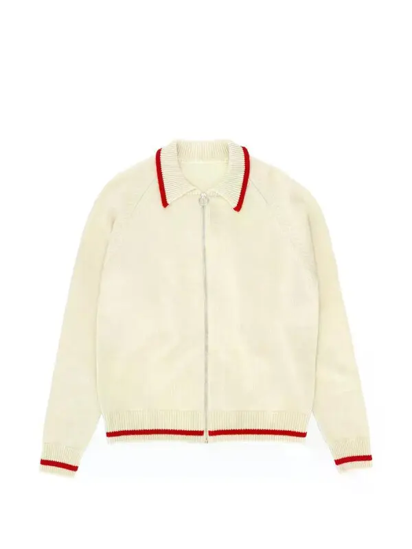 FORTELA Crow Zip-up Cardigan