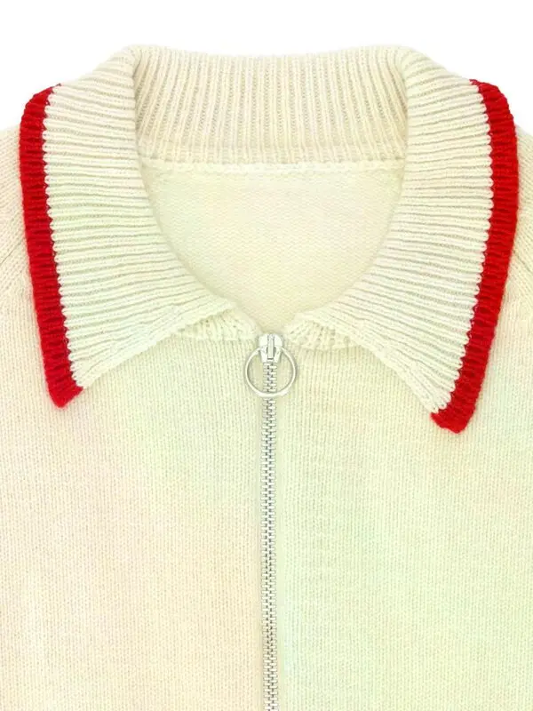 FORTELA Crow Zip-up Cardigan