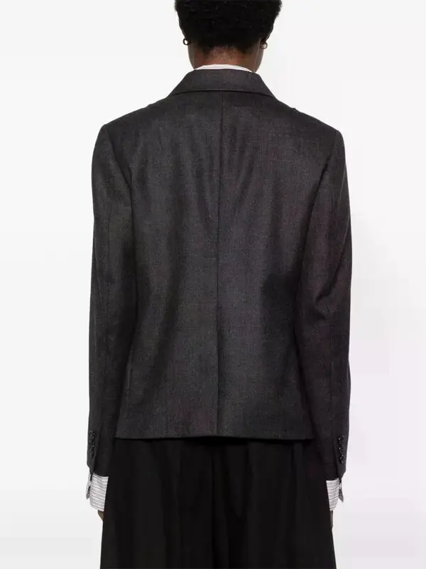 Comme Des Garçons Notched-lapels Single-breasted Blazer