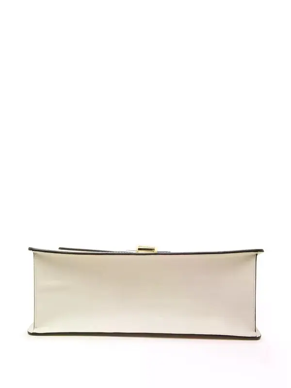 Gucci 2000-2015 Medium Calfskin Web Sylvie Top Handle Bag Satchel