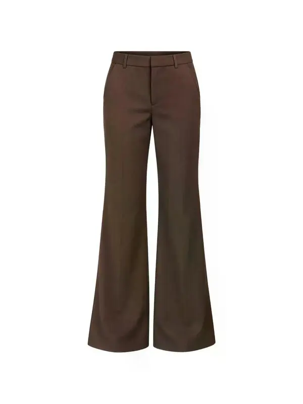 ELEH Pressed-crease Wide-leg Trousers