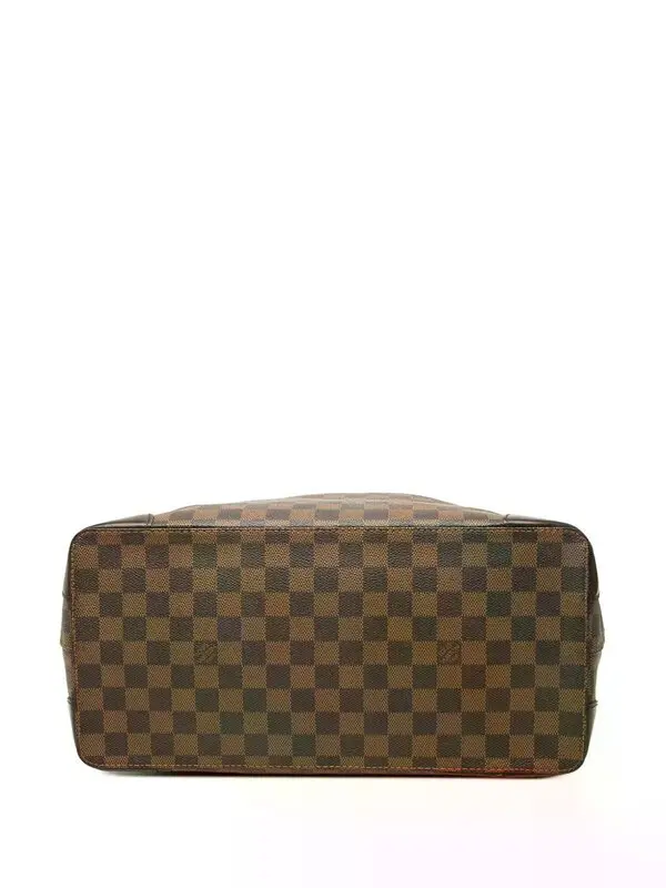 LOUIS VUITTON 2007 Damier Ebene Hampstead Mm Tote Bag
