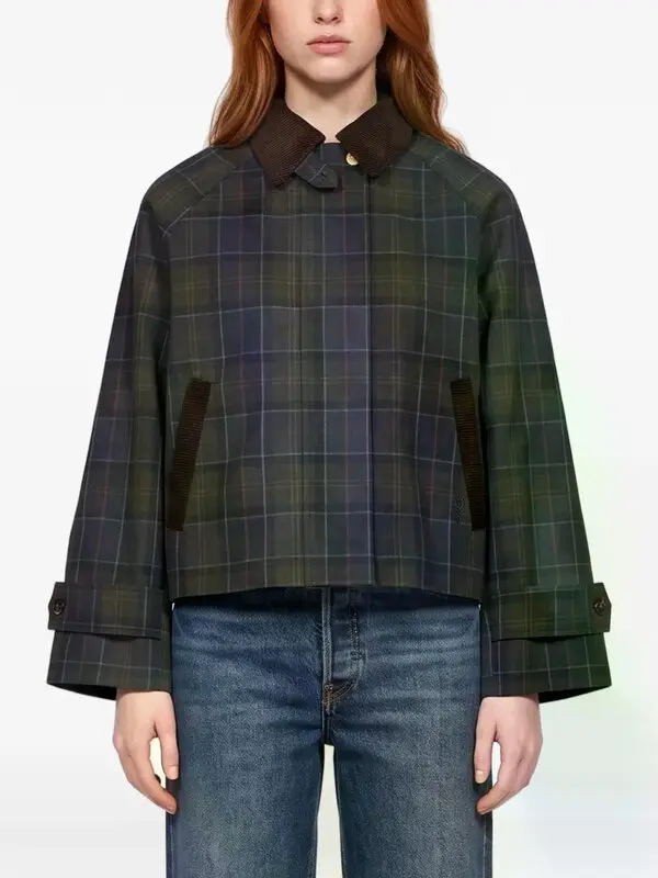 Barbour Sandra Tartan Showerproof Jacket